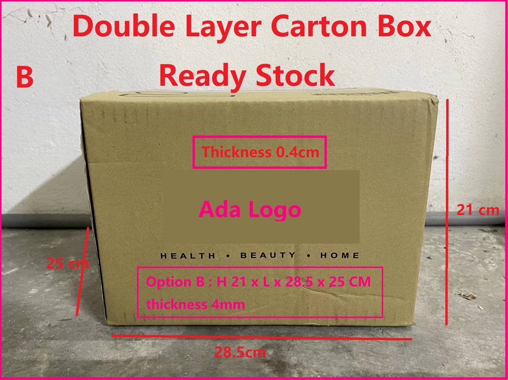 Recycle carton Box Packaging Courier Box Kotak Karton Kotak Courier ...