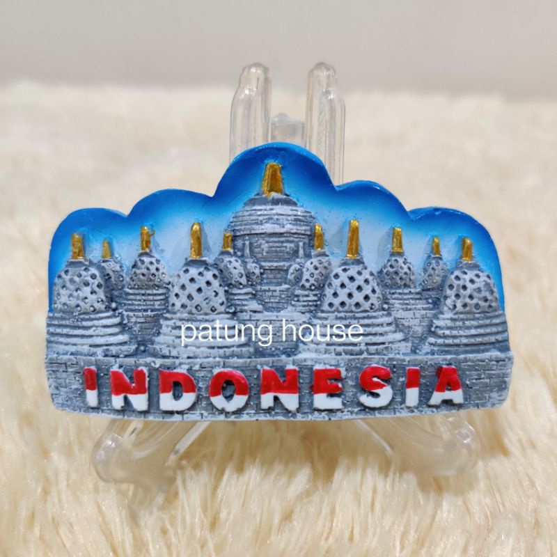 Fridge Magnet Fridge Souvenir Indonesia Temple Borobudur Temple ...