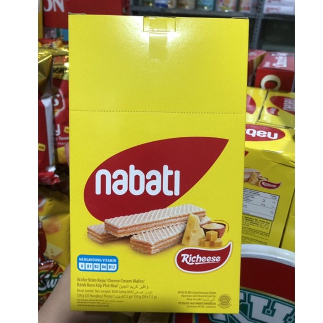 Nabati Cheese Sponge Cake 150g(20cay*7,5g) | Shopee Malaysia