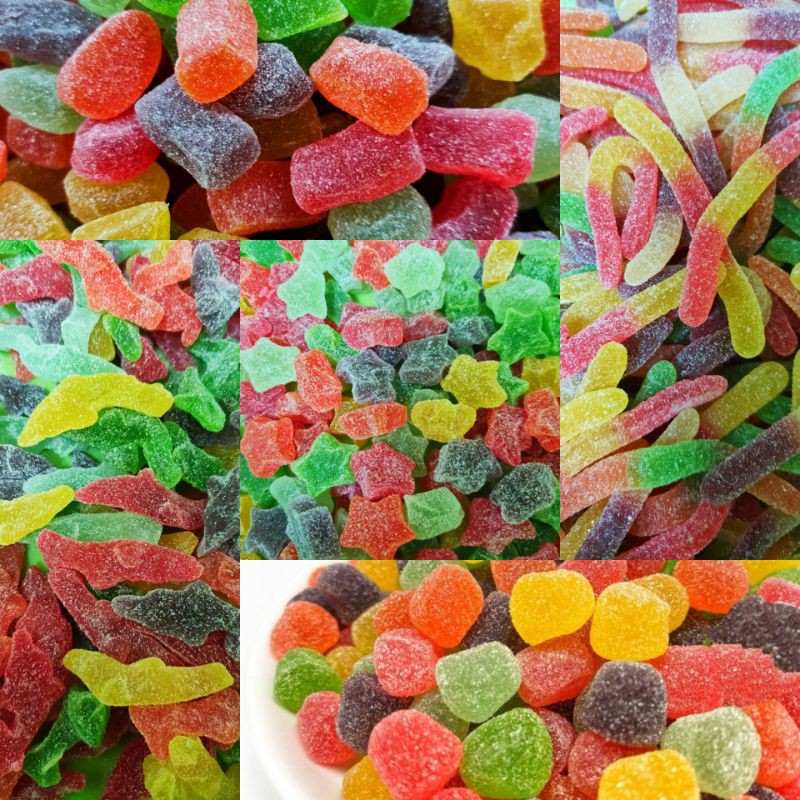 Gula Jelly /Assorted Shape Gummy Candy/各类水果软糖 100g-300g | Shopee Malaysia