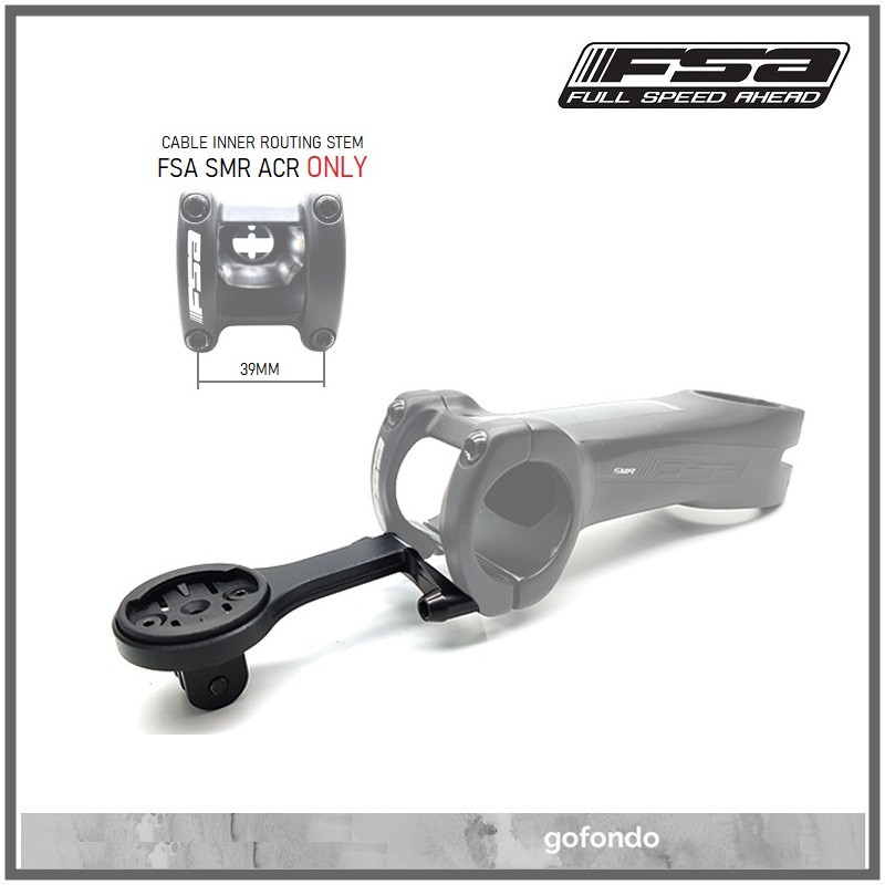 FSA VISION SMR STEM 39MM INTEGRATED CYCLING COMPUTER MOUNT GARMIN WAHOO ...