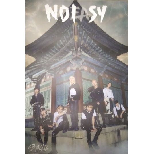 STRAY KIDS NO EASY OFFICIAL POSTER | Shopee Malaysia