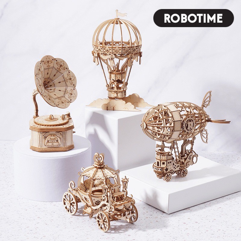 [Local Stock] Robotime ROKR Rolife 3D Puzzle Toys DIY 3D Model Wooden ...