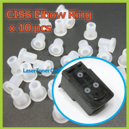 CISS Inkjet Ink Printer Elbow Rubber Ring For Cartridge ( 10pcs ...