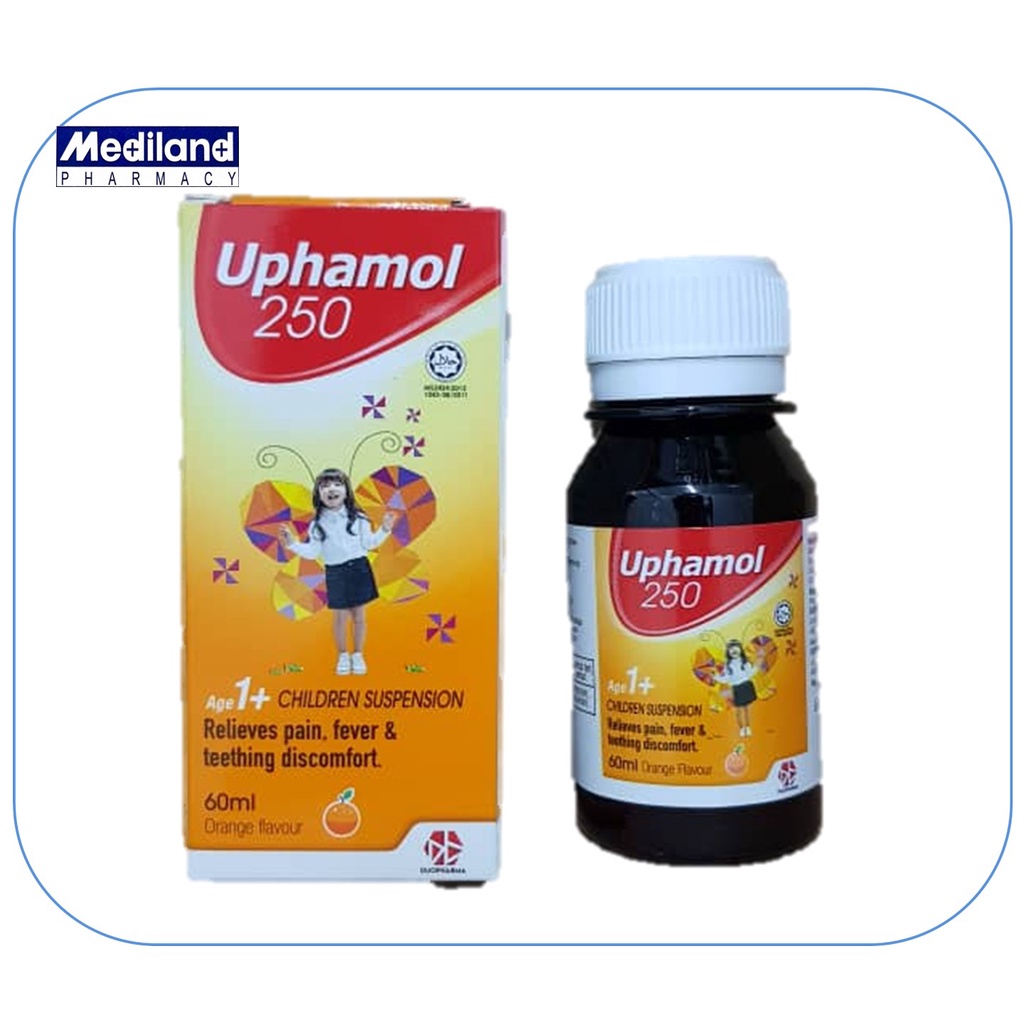 Uphamol 250mg/5ml suspension 60ml (exp:08/2023) | Shopee Malaysia