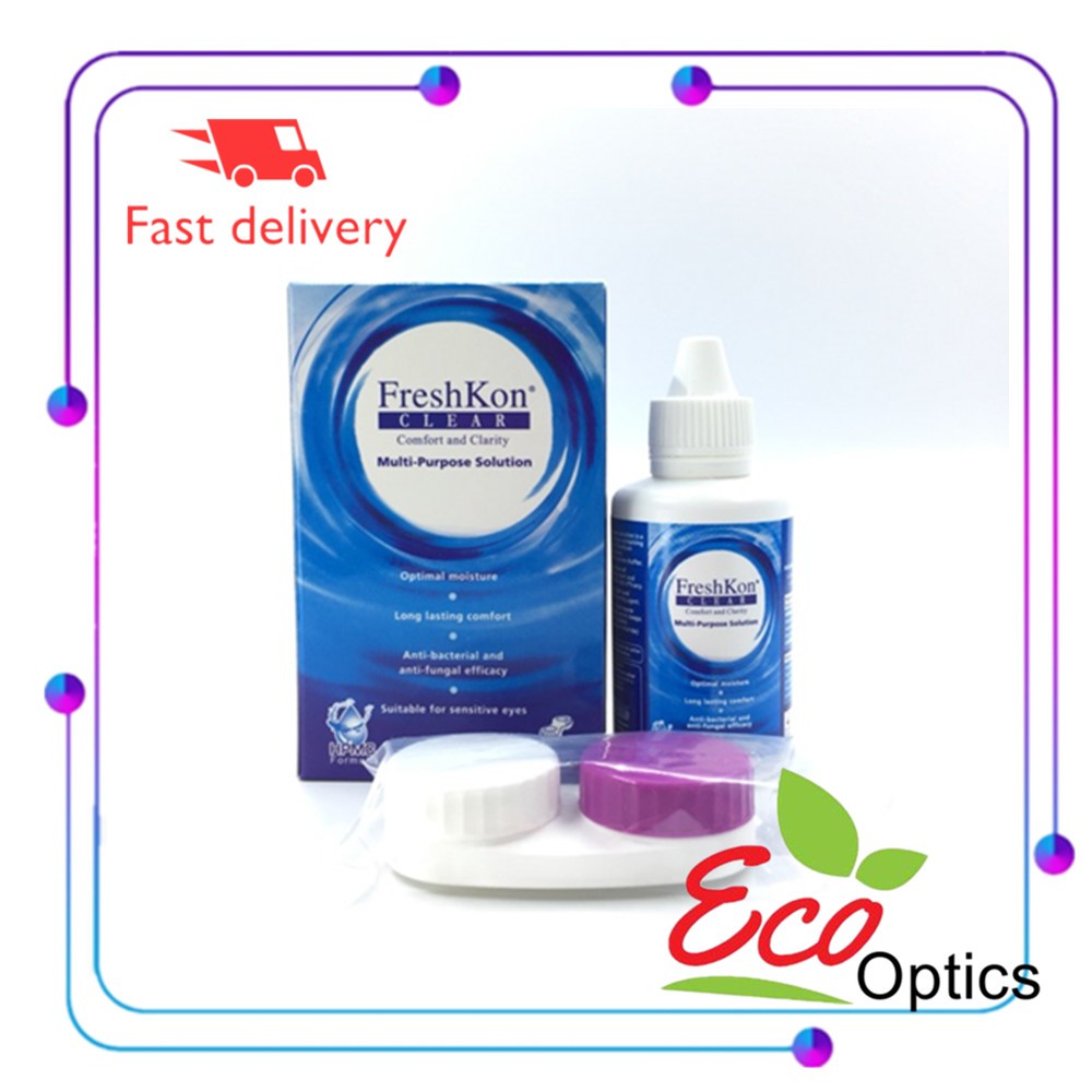 Freshkon Clear 60ml Multi Purpose Solution Travel Kit | Shopee Malaysia