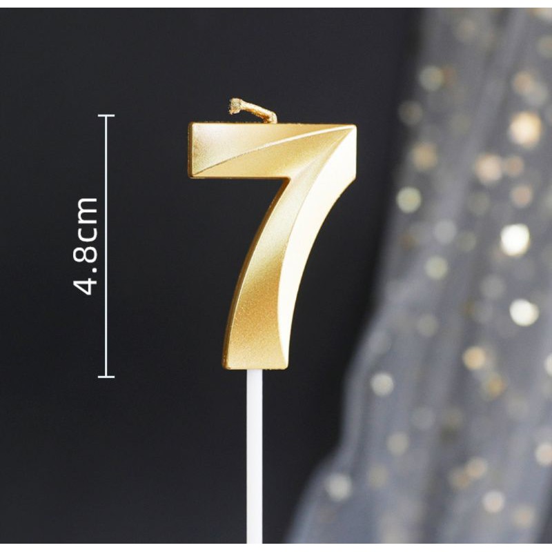 [READY STOCK]Number Candle 7.5cm Cake Happy Birthday Dessert Table ...