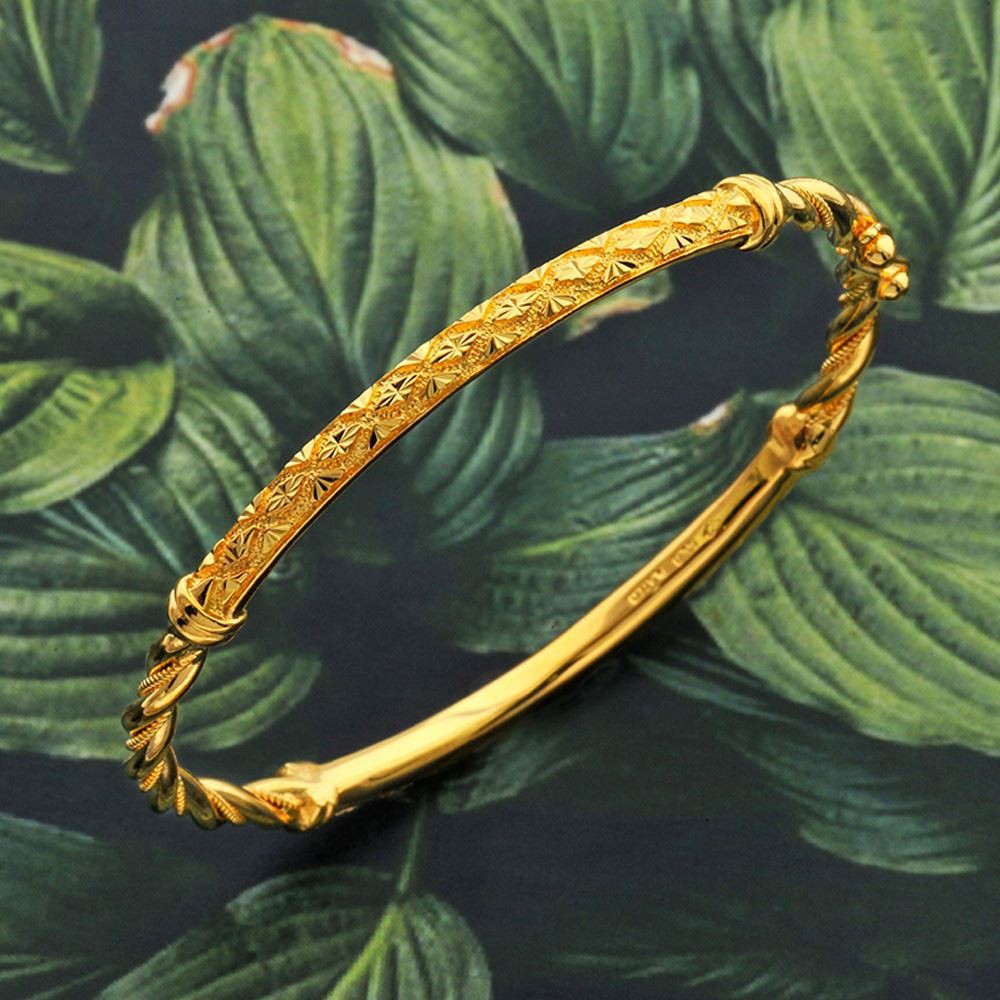 ORIGINAL ZHULIAN Gelang bangle saduran emas 999 atau 24k by Zhulian ...