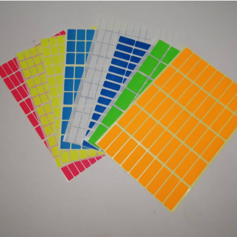 Astar Square Self Adhesive Colour Label Sticker ( 10's / pkt ) [Part1/3 ...