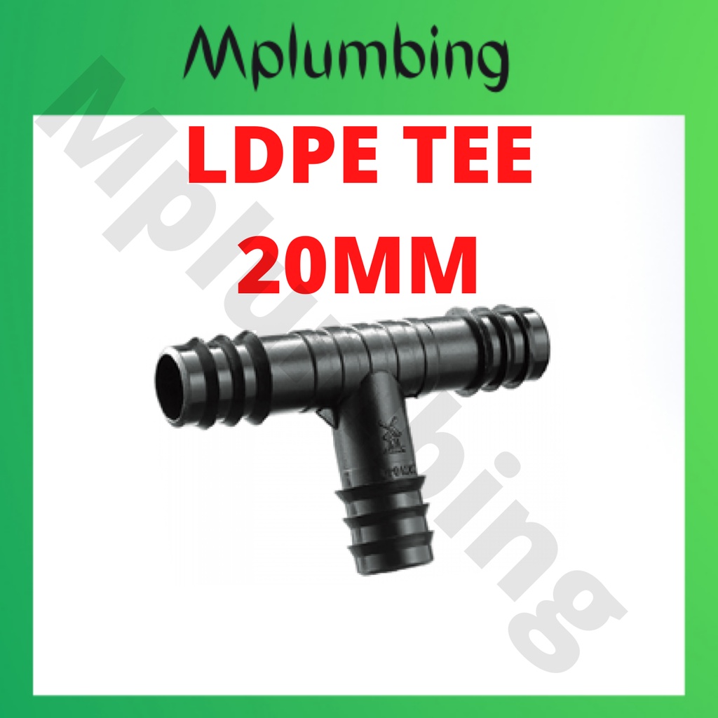20MM EQUAL TEE POLYPAIP POLYPIPE TUBING LDPE FERTIGASI IRRIGATION ...