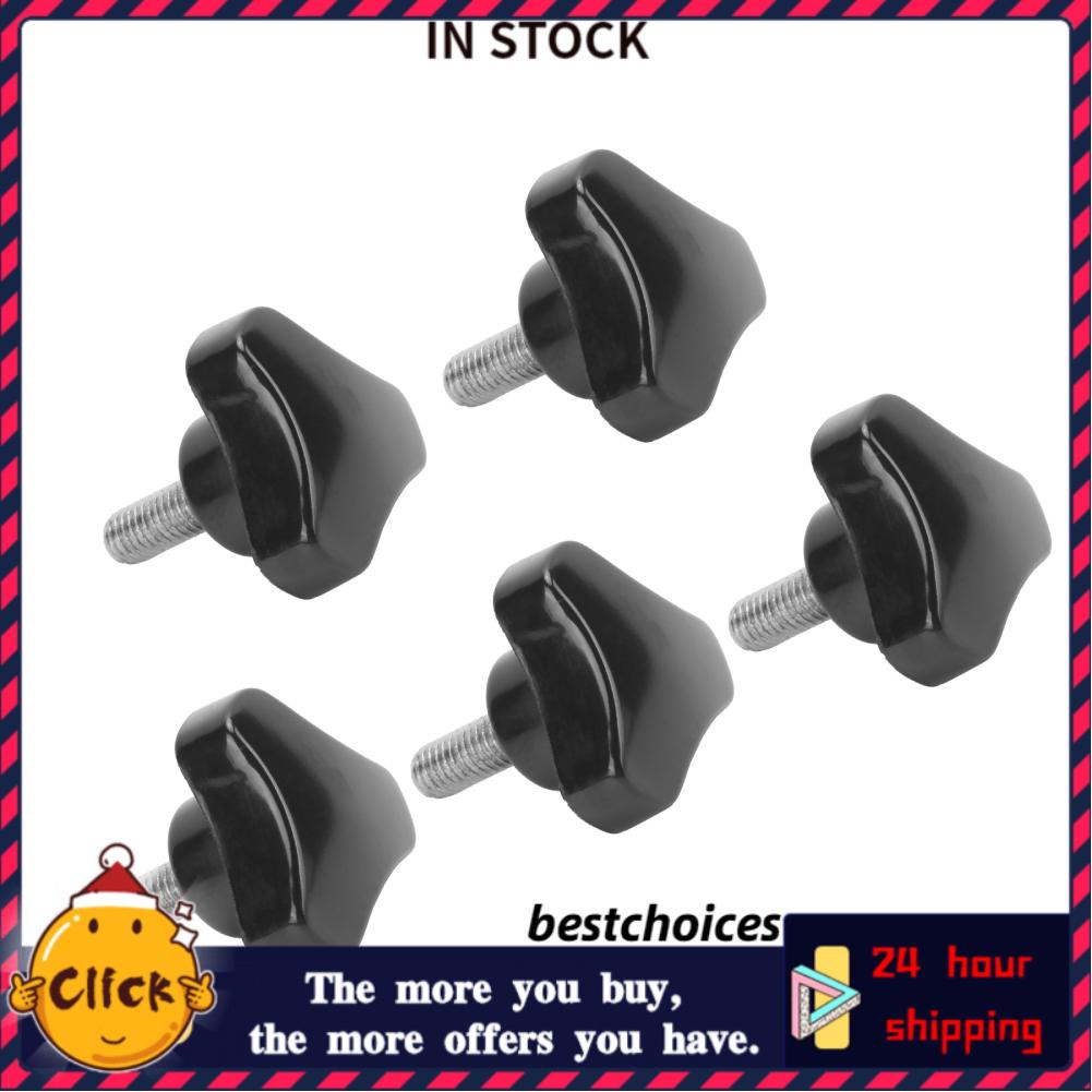 Bestchoices 5Pcs Knob Lathe Hand Grip Twist Nut Screw Triangle Locking ...