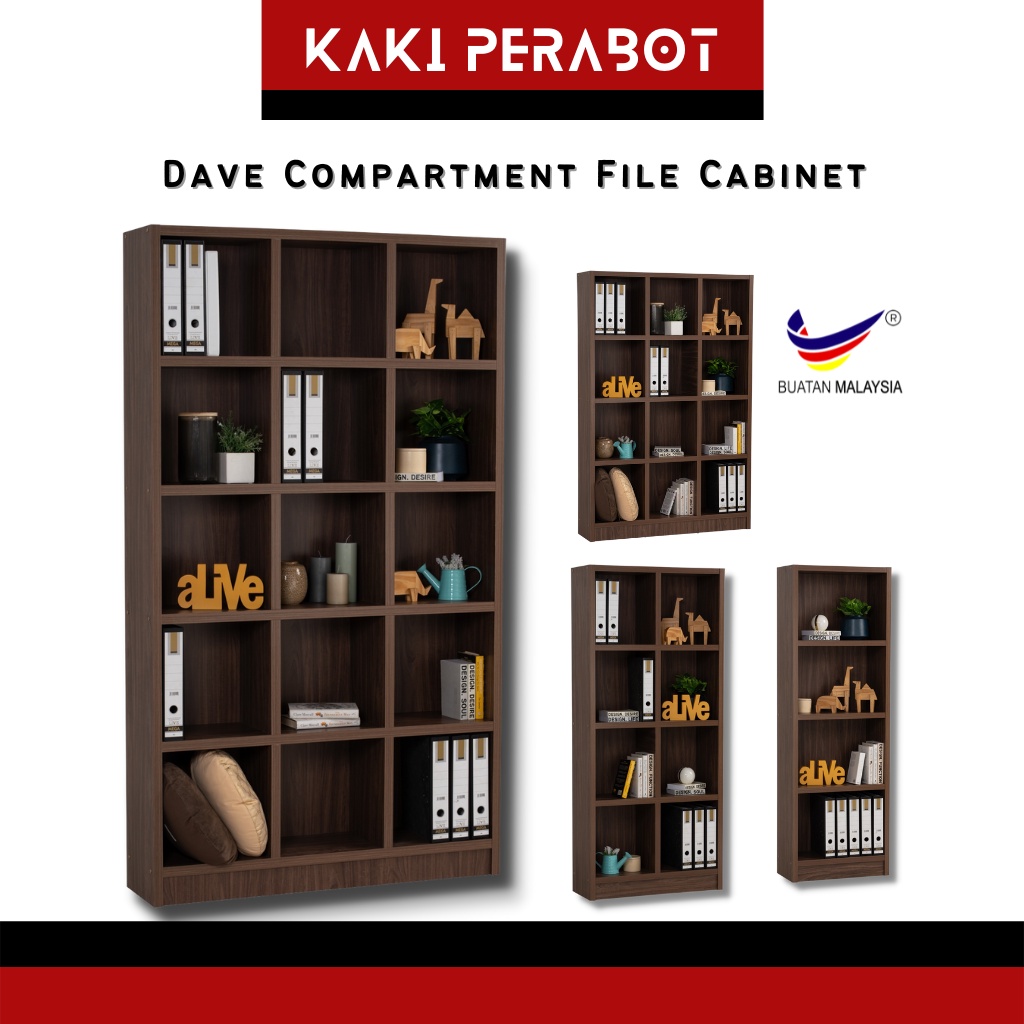 [MULTI CHOICE] DAVE Book Rack Book Shelf Rack Bookcase File Cabinet ...