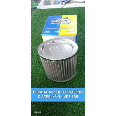 ESPADA AIR FILTER RACING STANLESS STEEL YAMAHA Y15ZR/LC135/HONDA RS150 ...