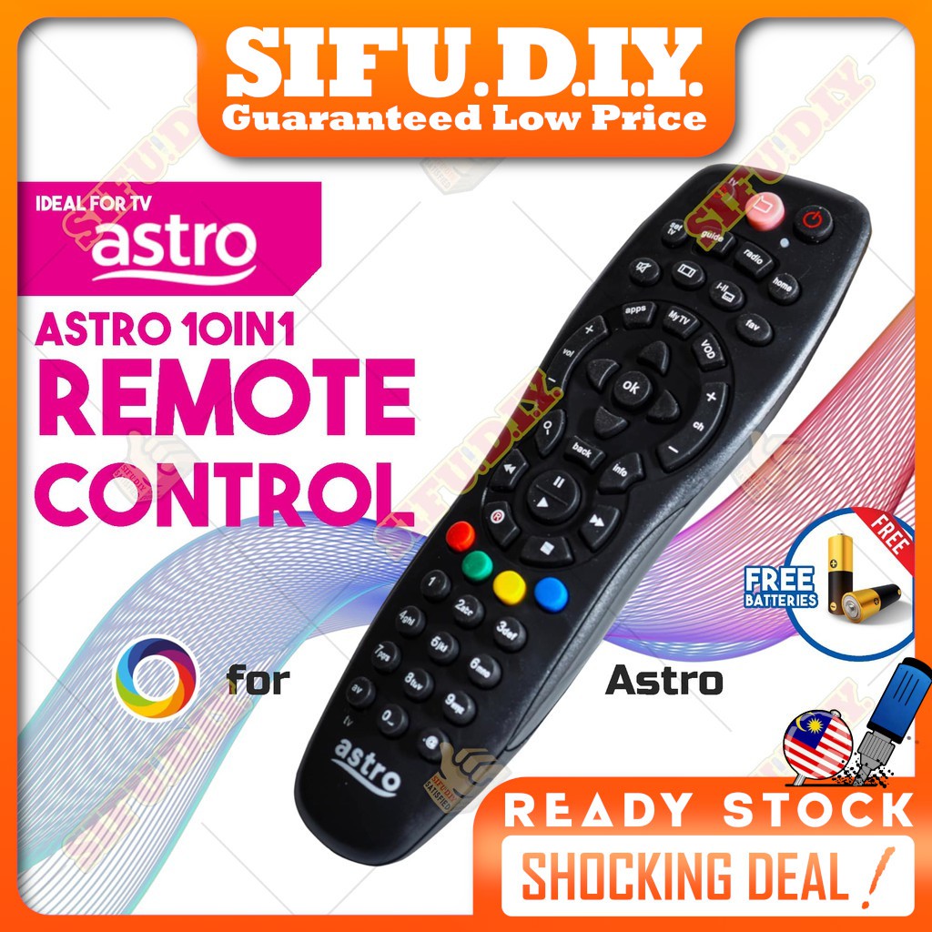 Astro 10 in 1 Remote Control For Astro Beyond/Astro Beyond PVR/Astro ...