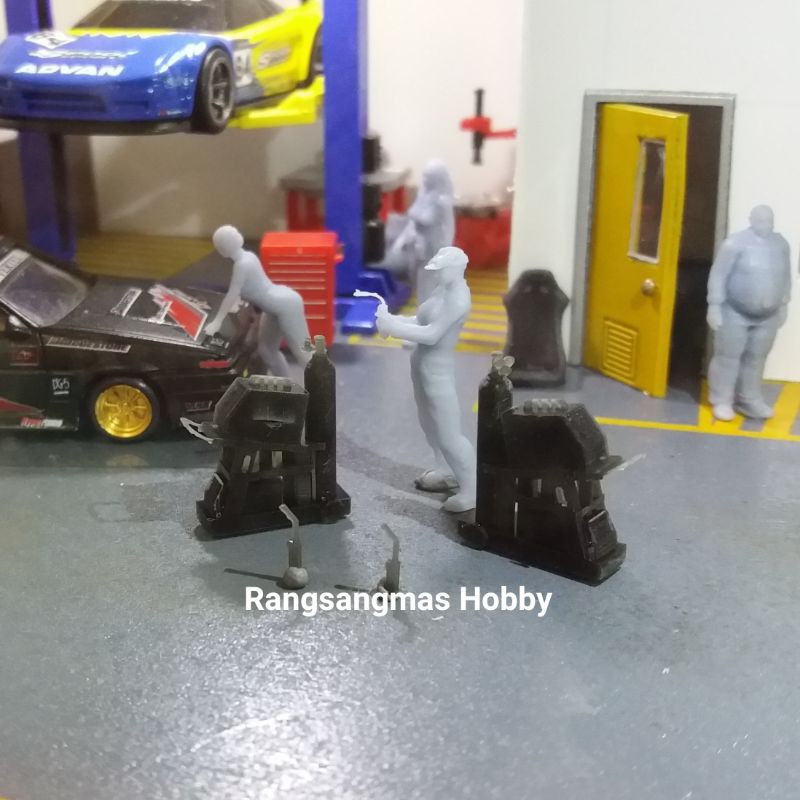 1/64 Resin Welding Machine TIG NMA ARC MIG set garage tools diorama hot ...