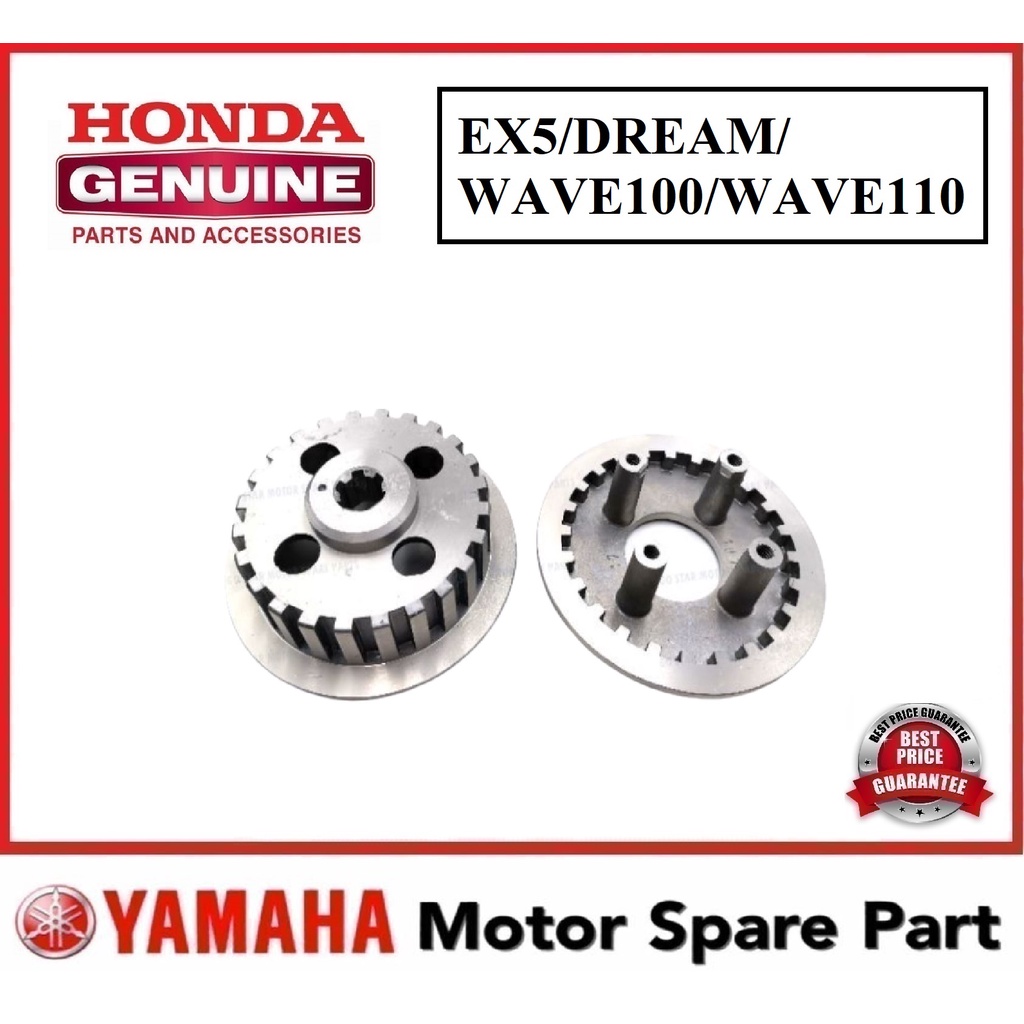 HONDA EX5 / DREAM CLUTCH BOSS & CLUTCH PRESSURE PLATE SET 0 COMP KLAS WAVE100 WAVE110 EX5DREAM ...