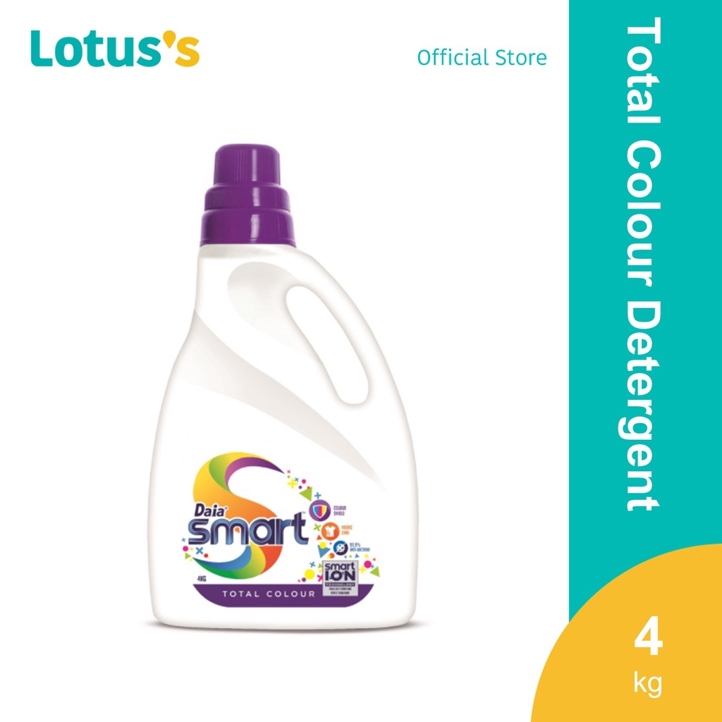 Daia Smart Total Colour Concentrated Liquid Detergent (3.6kg) | Shopee ...