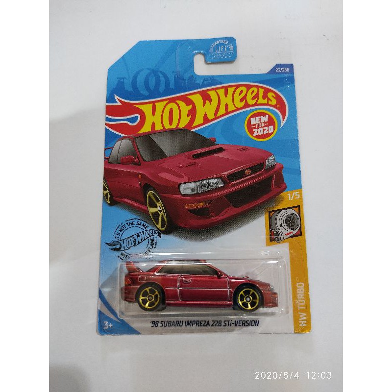 Hot Wheels Subaru Impreza 22B STi Version Maroon US Card | Shopee Malaysia