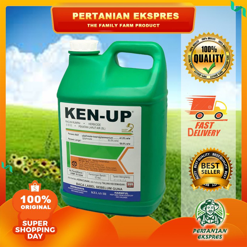 KEN UP Herbicide Racun Rumput 10litre (41.0%) | Shopee Malaysia