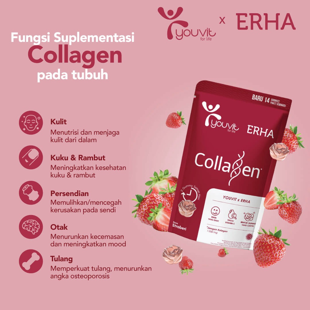 Youvit x Erha Collagen Collagen Multivitamin Makes Skin Youthful ...