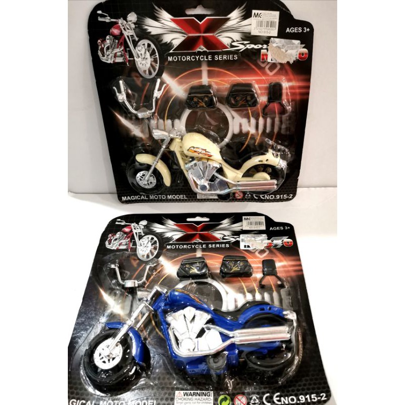 READY STOCK!!! MXX MOTORCROSS TWIST HANDLE MODEL KIT TOYS MOTORCYCLE ...