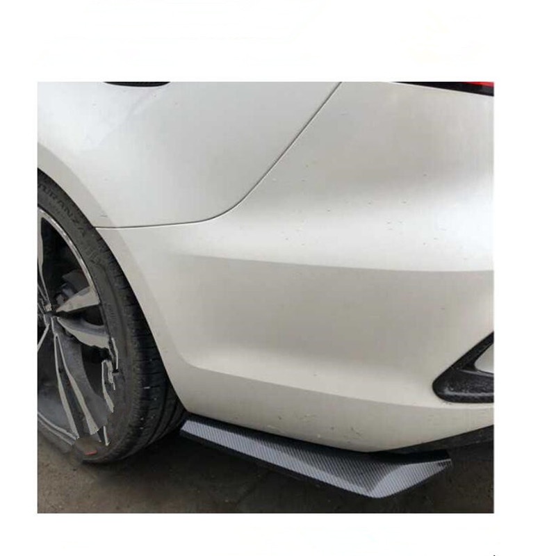 2pcs Universal Car Front Rear Bumper Strip Lip Spoiler Diffuser Splitter for Volvo S40 S60 S80 ...