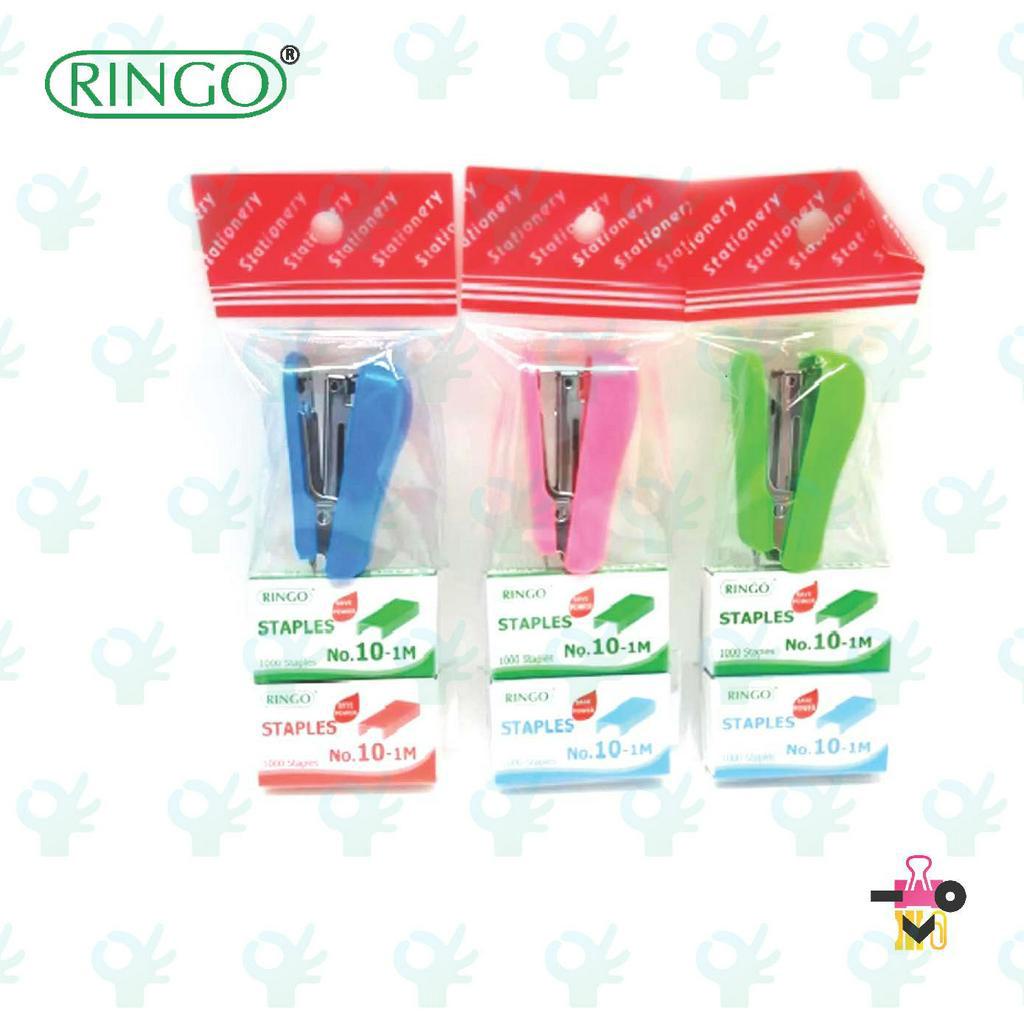 Ringo Mini Stapler Set with 2 BOXES Staples (No.10-1M) ZCSRMS10 ...
