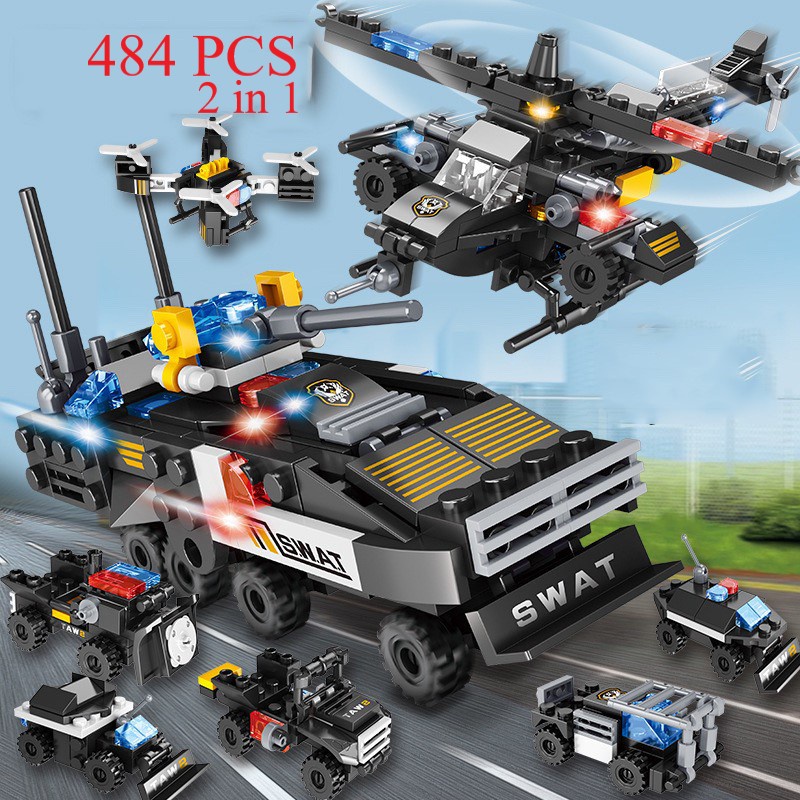 [484 Details - STANDARD PRODUCTS] Swat POLICE CAR PUZZLE SET, OTO ...