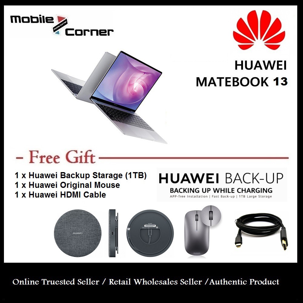 HUAWEI MATE BOOK 13 INTEL CORE i5 [8GB + 256GB] -2 YEARS WARRANTY by ...