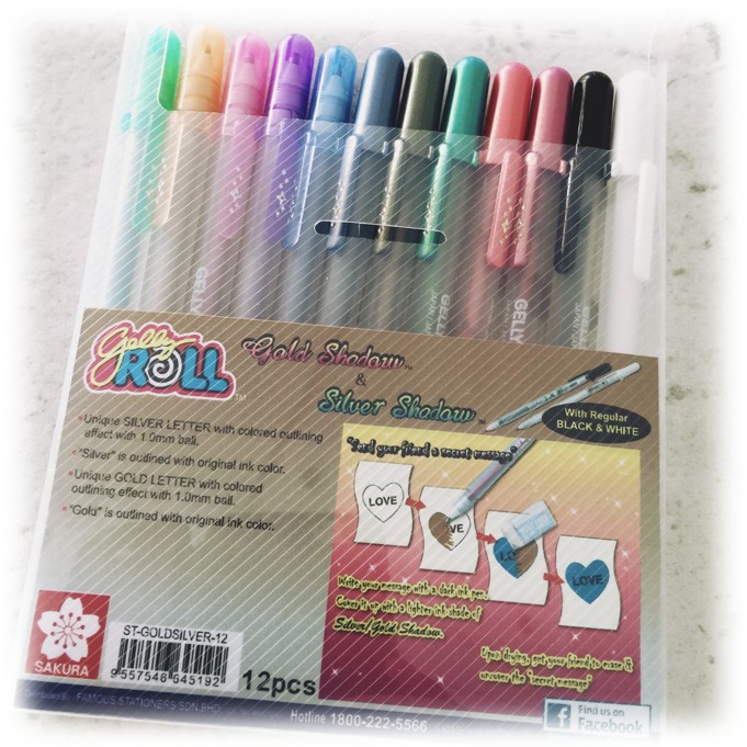 Gelly Roll Silver Shadow set (12pcs) | Shopee Malaysia