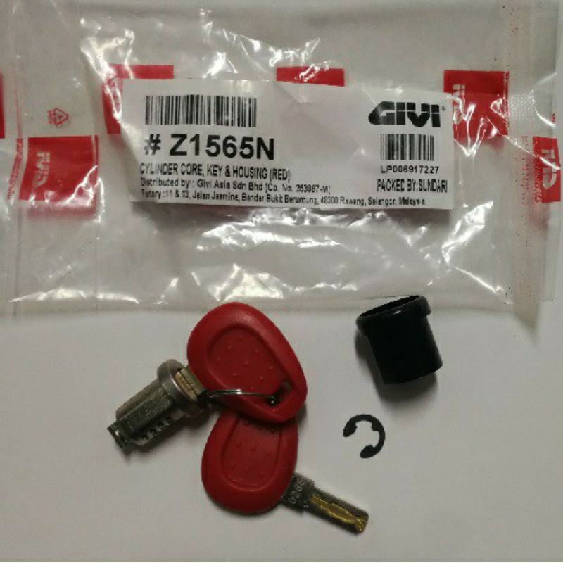 GIVI 100% Original BOX KEY LOCK SET (For all model Givi Box)( KAPPA CAM ...