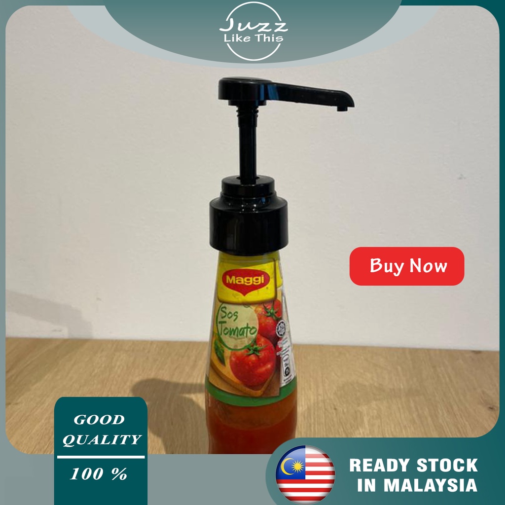 [ Ready Stock ] Push-type Sauce Bottle Pump Bottle Pressure Nozzle Pump ...