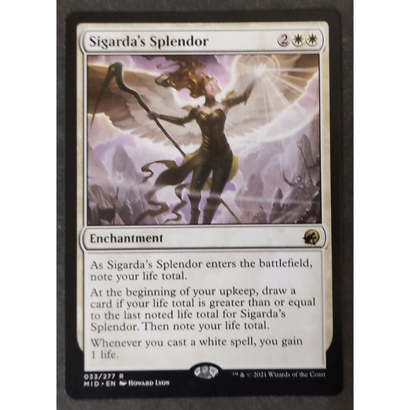 Magic The Gathering : Sigarda's Splendour Rare Innistrad: Midnight Hunt ...