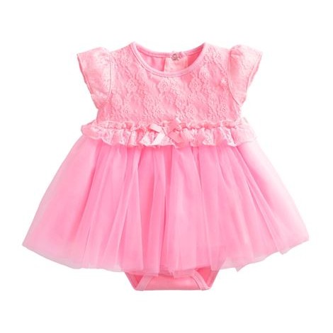 BABY ROMPERS DRESS (PINK) | Shopee Malaysia