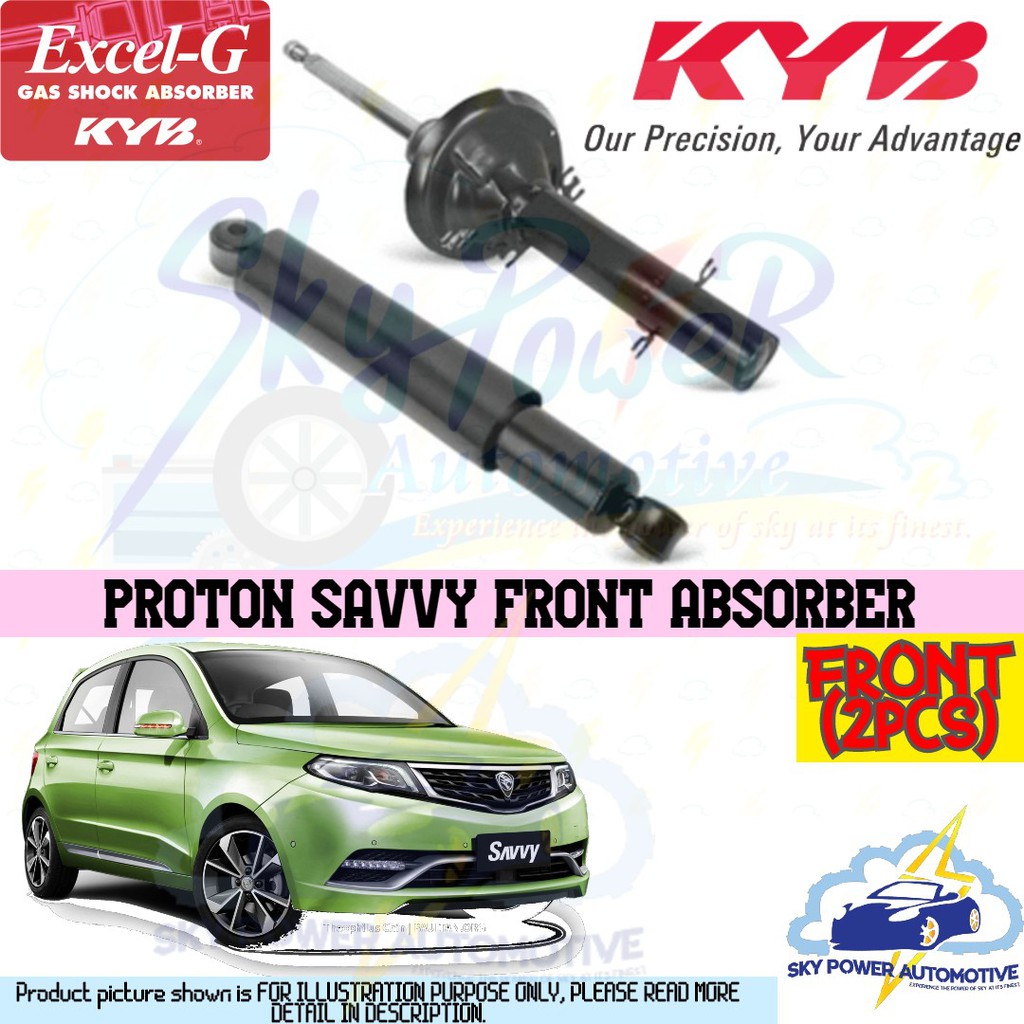 PROTON SAVVY KAYABA (KYB) EXCEL-G GAS SHOCK ABSORBER (FRONT 2PCS) | Shopee Malaysia