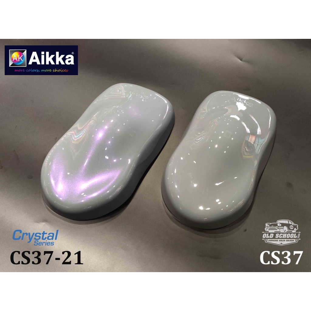 NIJIPLAY AIKKA CS37-21 GRIS PALOMBE + CRYSTAL *** OLD SCHOOL ADD ON CRYSTAL SERIES 2K PAINT ...