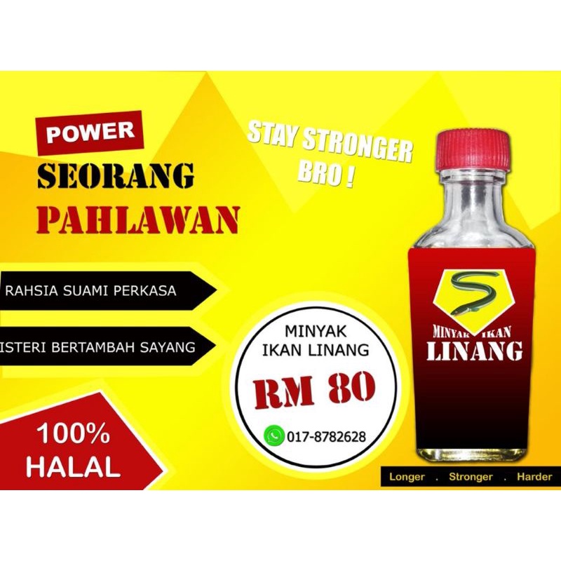 Minyak ikan linang asli | Shopee Malaysia