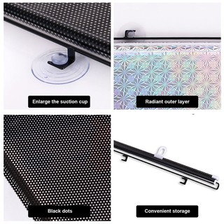 Car Retractable Sun Shade Curtain Car Front Side Window Sunshade Anti ...