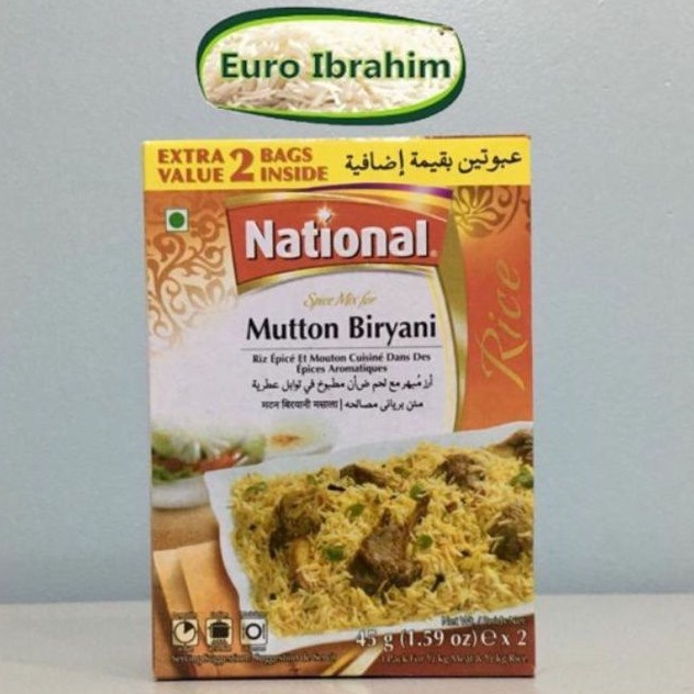 NATIONAL MUTTON BIRYANI DOUBLE PACK 45GM | Shopee Malaysia