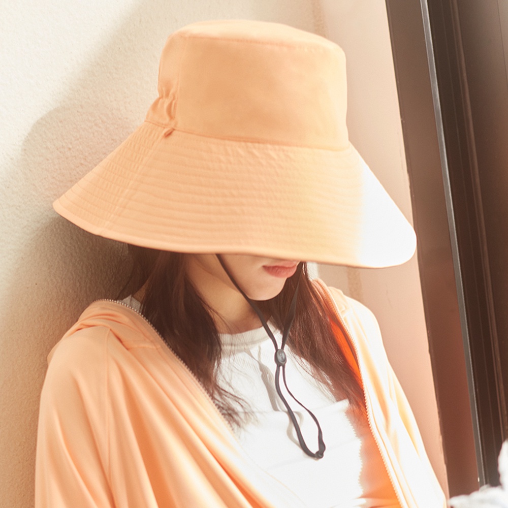 OhSunny Ladies Double-Sided Sunscreen Bucket Hat Sun Big Brim Anti-Ultraviolet UPF50+ | Shopee ...