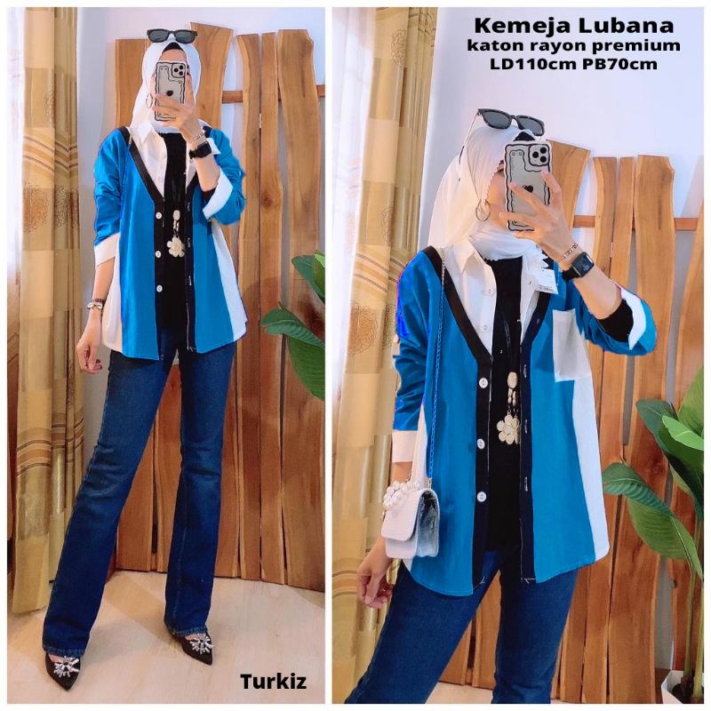 KEMEJA Lubana Shirt (LABEL ZONYA) | Shopee Malaysia