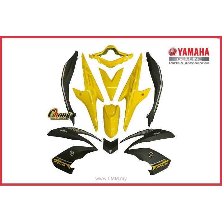 NVX 155 V1 Body Cover Set & Sticker (Yellow Grey) 100% Original HLY ...