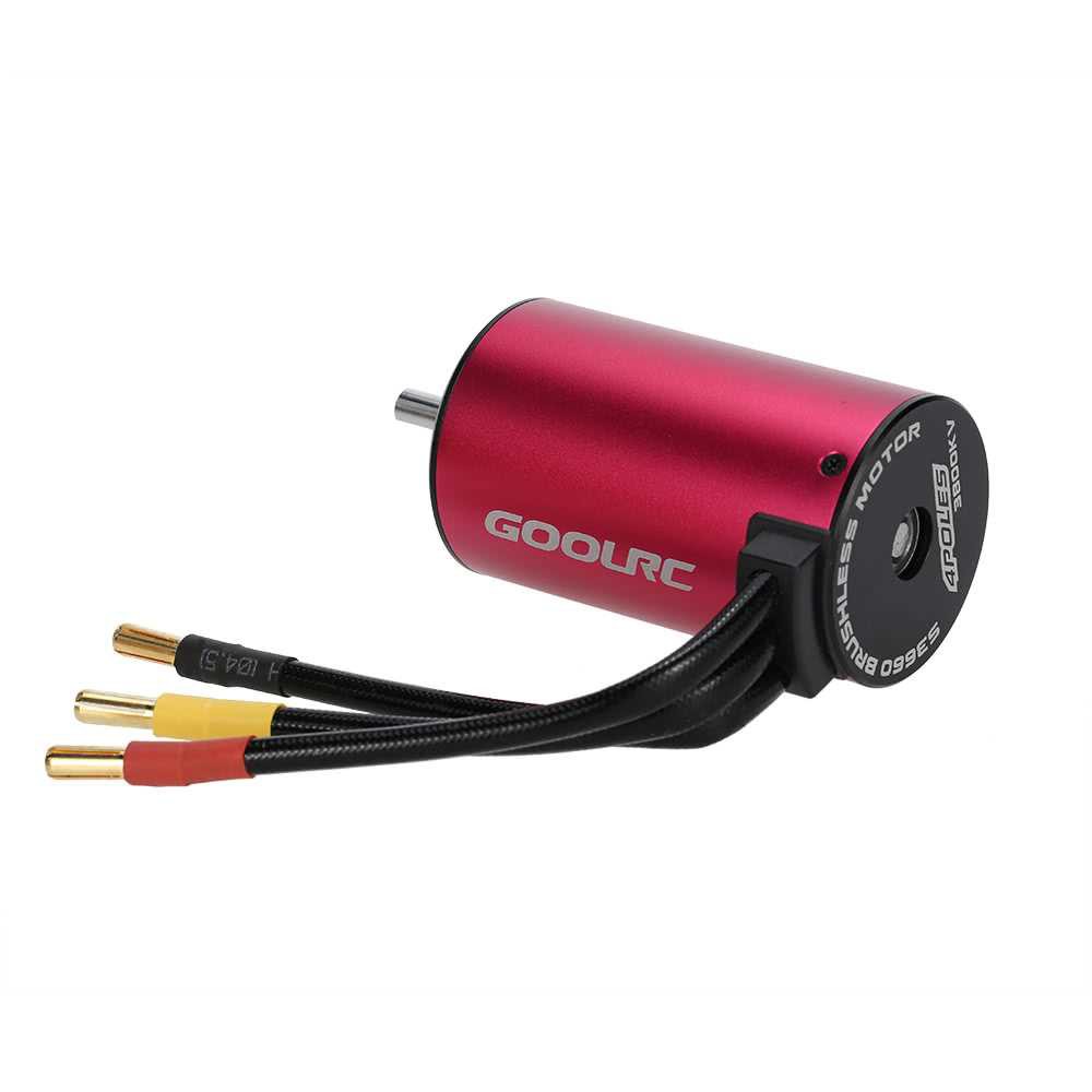 Original GoolRC S3660 3800KV 4 Poles Brushless Sensorless Motor for 1/8 ...