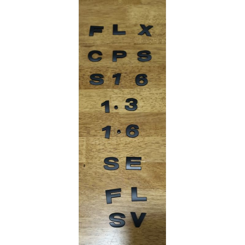 PROTON SAGA BLM FL,FLX,SV REAR BONNET LETTER BADGE/LOGO/EMBLEM | Shopee ...