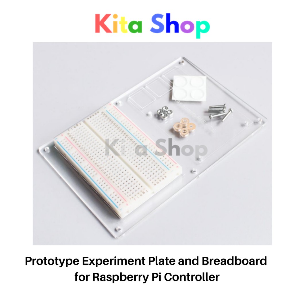 Prototype Experiment Plate and Breadboard for Raspberry Pi Controller ...