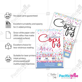 A4 Paper/Excellent Copy Paper/A4 Kertas 70gsm&80gsm/Copier Paper (440's ...