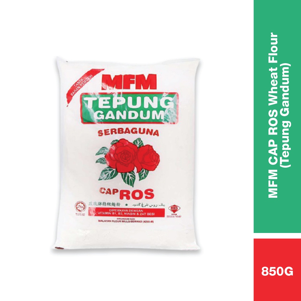 MFM CAP ROS Tepung Gandum (850g) / MFM CAP ROS Wheat Flour (850g ...