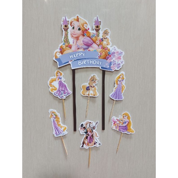 RAPUNZEL TOPPER RAPUNZEL CAKE TOPPER RAPUNZEL PRINCESS CAKE TOPPER ...