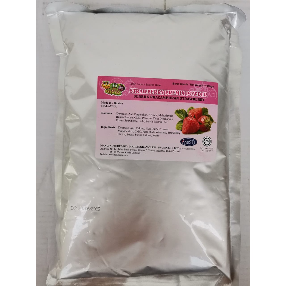 STRAWBERRY SERBUK ICE BLENDED POWDER 1KG | Shopee Malaysia