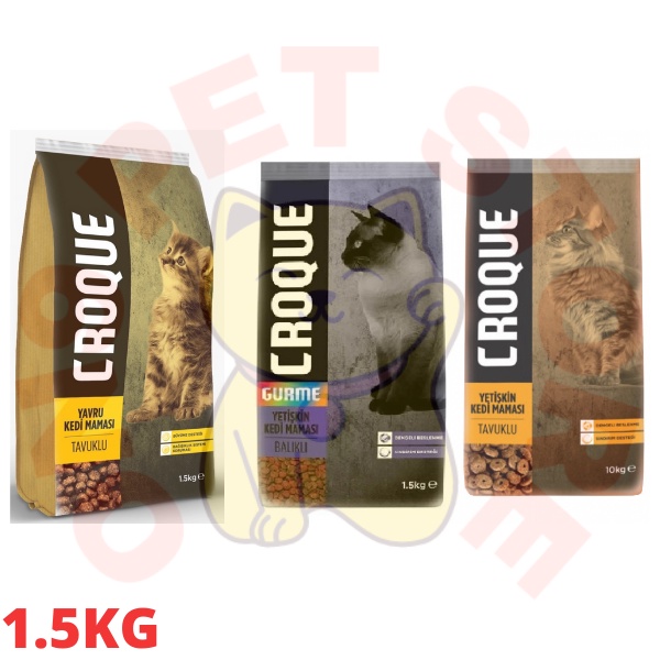 CROQUE 1.5KG Cat Dry Food | Shopee Malaysia